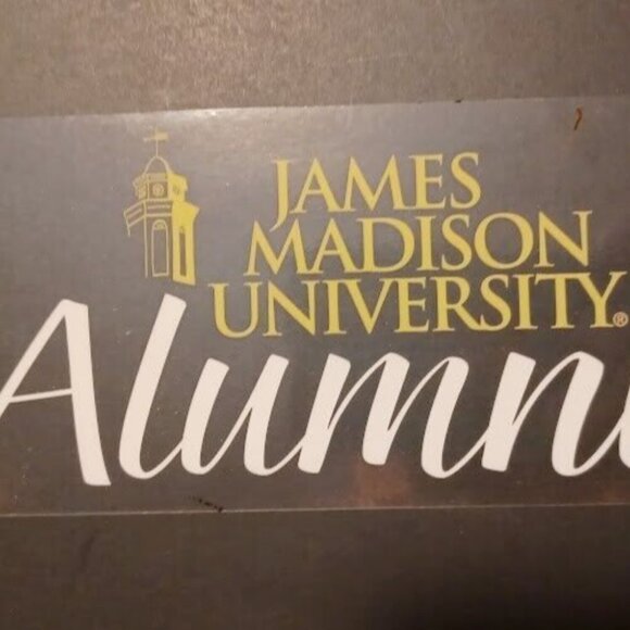 Other | Jmu James Madison University Alumni Window Sticker Decal Ncaa ...